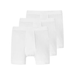 Schiesser Boxershorts 'Essentials Doppelripp' Herren Gr&ouml;&szlig;e L wei&szlig;
