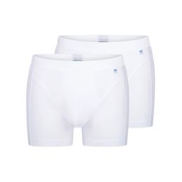Schiesser Boxershorts 'Long Life Cotton' Herren Gr&ouml;&szlig;e S wei&szlig;