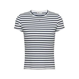 Tommy Jeans T-Shirt 'Essential' Damen Gr&ouml;&szlig;e XL navy / wei&szlig;