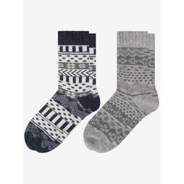 Occulto Socken 'Merino Wollsocken Lumi' Damen Gr&ouml;&szlig;e 35/38 grau