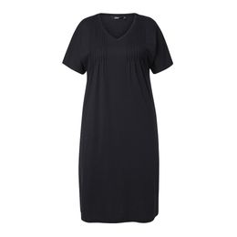 Ulla Popken Kleid Damen Gr&ouml;&szlig;e 46/48 schwarz Winterkleid