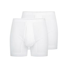 Schiesser Boxershorts 'Original Classics Feinripp' Herren Gr&ouml;&szlig;e XXL wei&szlig;