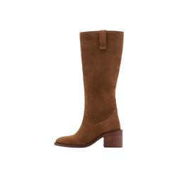 MANGO TEEN Stiefel 'Sarah' Damen Gr&ouml;&szlig;e 35 karamell Winterschuhe