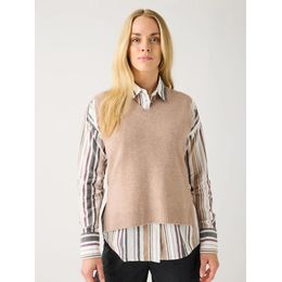 KnowledgeCotton Apparel Pullover Damen Gr&ouml;&szlig;e M braun