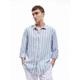 KOTON Button Up Shirt male Blue size XXS