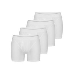 Schiesser Boxershorts 'Cotton Essentials Authentic' Herren Gr&ouml;&szlig;e XL wei&szlig;