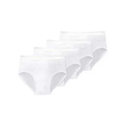 Schiesser Panty 'Cotton Essentials Doppelripp' male White size L