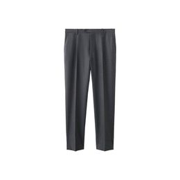 Mango Man Pleat-Front Pants 'Siena' male Grey size 44