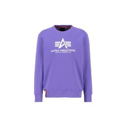 Alpha Industries Sweatshirt 'Basic Logo' male Purple size S