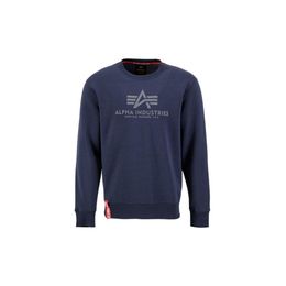 Alpha Industries Sweatshirt 'Basic Logo' Herren Gr&ouml;&szlig;e XL dunkelblau