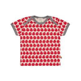 loud + proud Shirt 'V&ouml;gel' girl Red size 74/80