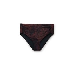 CALZEDONIA Bikini Bottoms 'DARK ANIMALIER' female Black size M