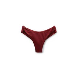 CALZEDONIA Bikinihose 'SHINY SATIN' Damen Gr&ouml;&szlig;e M weinrot