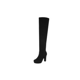 Ital-Design Overknees Damen Gr&ouml;&szlig;e 41 schwarz Winterschuhe