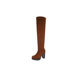 Ital-Design Over the Knee Boots female Brown size 36