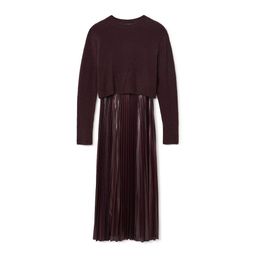 AllSaints Kleid mit Pullover 'SPARK' Damen Gr&ouml;&szlig;e 36 bordeaux Winterkleid