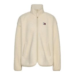 Tommy Jeans Fleece Jacket female Beige size XL/XXL