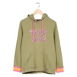 Zwillingsherz Kapuzenpullover Damen Gr&ouml;&szlig;e S Second Hand gr&uuml;n