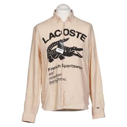 Lacoste Hemd Herren Gr&ouml;&szlig;e M Second Hand beige