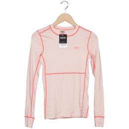 KARI TRAA Langarmshirt Damen Gr&ouml;&szlig;e S Second Hand pink