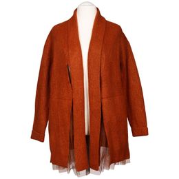 Madeleine Mode MADELEINE Strickjacke Damen Gr&ouml;&szlig;e L Second Hand orange