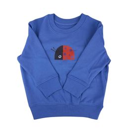 MelaDi Sweatshirt 'Marienk&auml;fer' M&auml;dchen Gr&ouml;&szlig;e 110/116 aqua