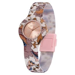 Hip Hop Analog Watch female Pink size One Size