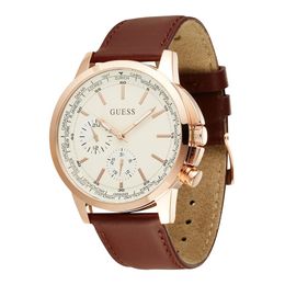 Guess Analog Watch male Brown size One Size