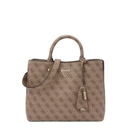 Guess Handtasche'MERIDIAN II GIRLFRIEND SATCHEL' Damen Größe One Size braun / hellbraun