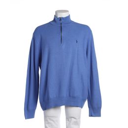 Polo Ralph Lauren Pullover / Strickjacke Herren Gr&ouml;&szlig;e XXL Second Hand blau