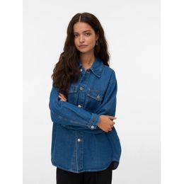 V&eacute;ro Moda VERO MODA Bluse 'VMKIRSA' Damen Gr&ouml;&szlig;e XL blue denim