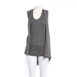 Brunello Cucinelli Top / Seidentop Damen Gr&ouml;&szlig;e XL Second Hand grau