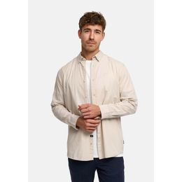 INDICODE Jeans Button Up Shirt 'Kamby' male Beige size XXL