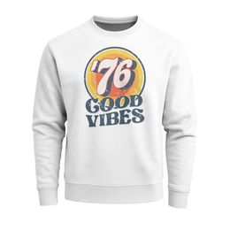 Neverless Sweatshirt 'Good Vibes '76' male White size XS