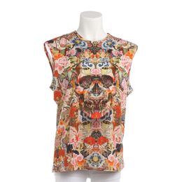 Alexander McQueen Top / Seidentop Damen Gr&ouml;&szlig;e XXS Second Hand bunt