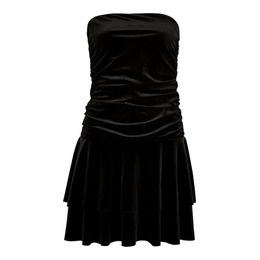 Apricot Velvet Bandeau Mini Dress ' ' Damen Gr&ouml;&szlig;e 36 schwarz Winterkleid