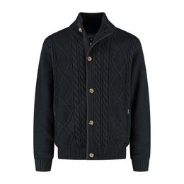 MGO Strickjacke Herren Gr&ouml;&szlig;e XL marine / braun
