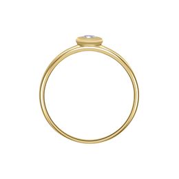ONE ELEMENT Ring Damen Gr&ouml;&szlig;e 50 gold / wei&szlig;