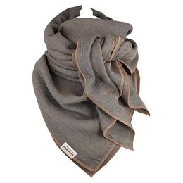 Wundabaa Scarf 'Musselin' female Grey size 130x130
