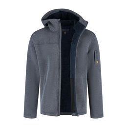 Mgo Zip-Up Hoodie 'Maddox' male Blue size XXL