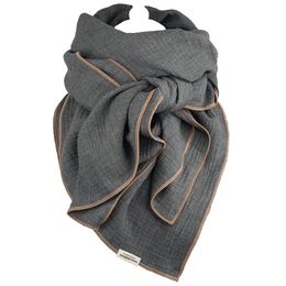 Wundabaa Scarf 'Musselin' female Grey size 130x130