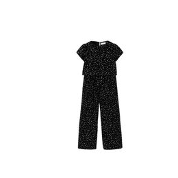 Mango Kids Overall 'Cosmos' Mädchen Größe 152 schwarz / silber