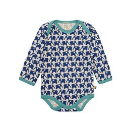 loud + proud Romper/Bodysuit 'Elefanten' girl Blue size 50/56