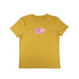 Meladi Shirt 'Lila Vogel' girl Yellow size 110/116