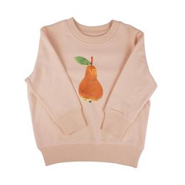 MelaDi Sweatshirt 'Birne' M&auml;dchen Gr&ouml;&szlig;e 122/128 creme