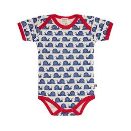 loud + proud Romper/Bodysuit 'Schnecken' girl Blue size 86/92