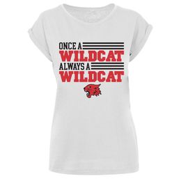F4NT4STIC Shirt 'Disney High School Musical Once Wildcat Always' female White size 4XL