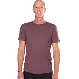 Life-tree Shirt 'Ecovero Basic Mulberry' male Purple size XL