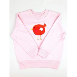 Meladi Sweatshirt 'Roter Vogel' girl Pink size 110/116