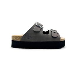 THIES Pantolette 'THIES 1856 Eco Bio Plateau Sandal' Damen Gr&ouml;&szlig;e 42 dunkelgrau